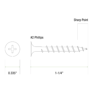 Collated Coarse Thread Drywall Screws | Pro-Twist