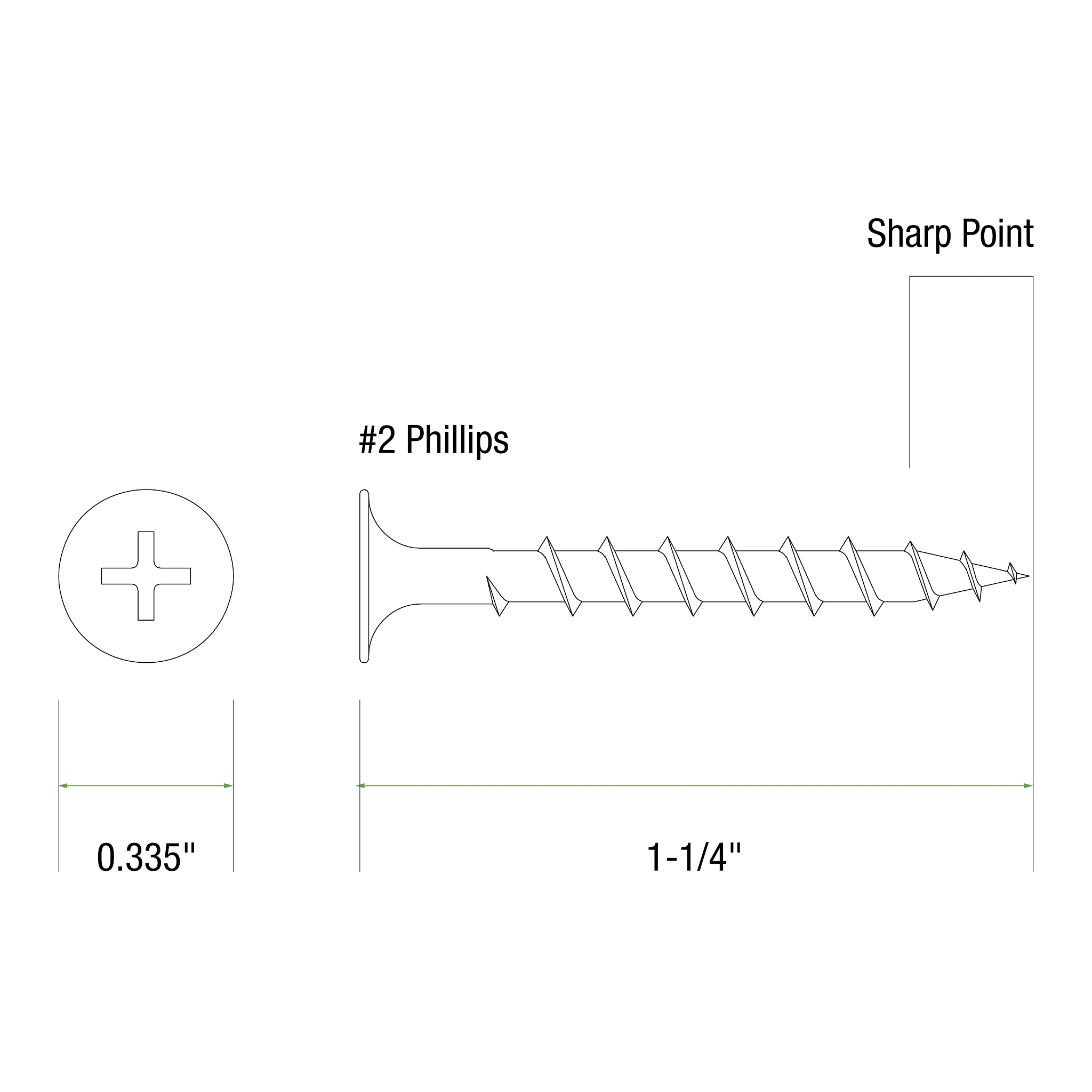 Collated Coarse Thread Drywall Screws | Pro-Twist