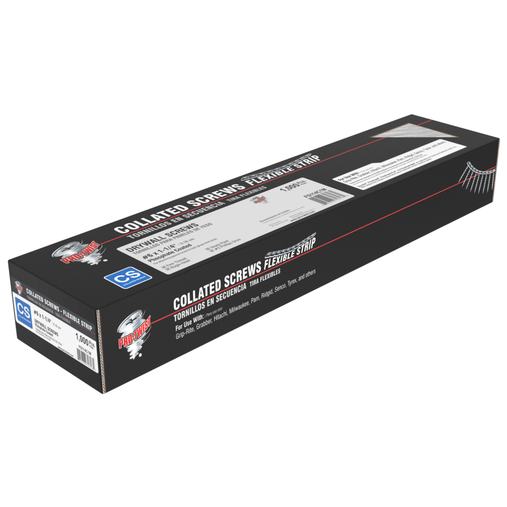 Collated Fine Thread Screws for Drywall | Pro-Twist