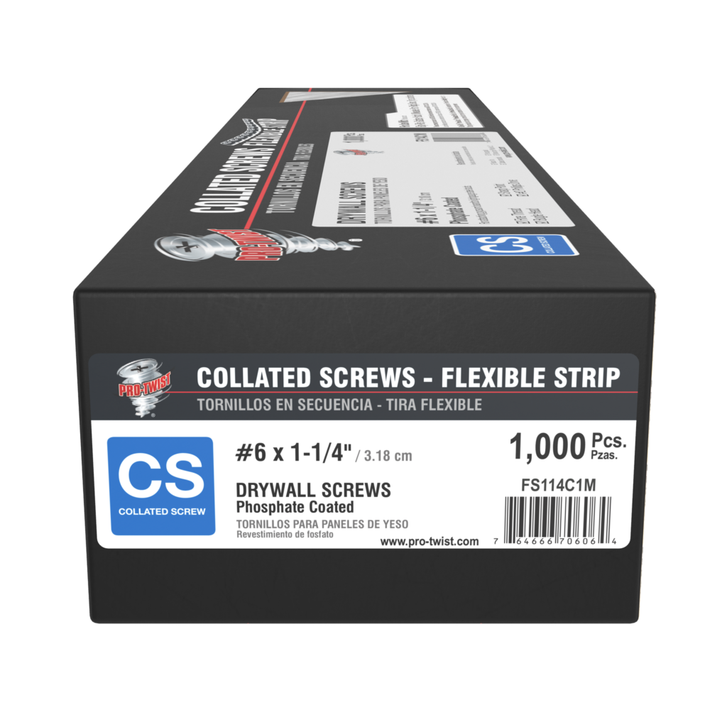 Collated Fine Thread Screws for Drywall | Pro-Twist