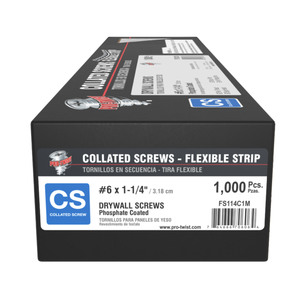 Collated Fine Thread Screws for Drywall | Pro-Twist