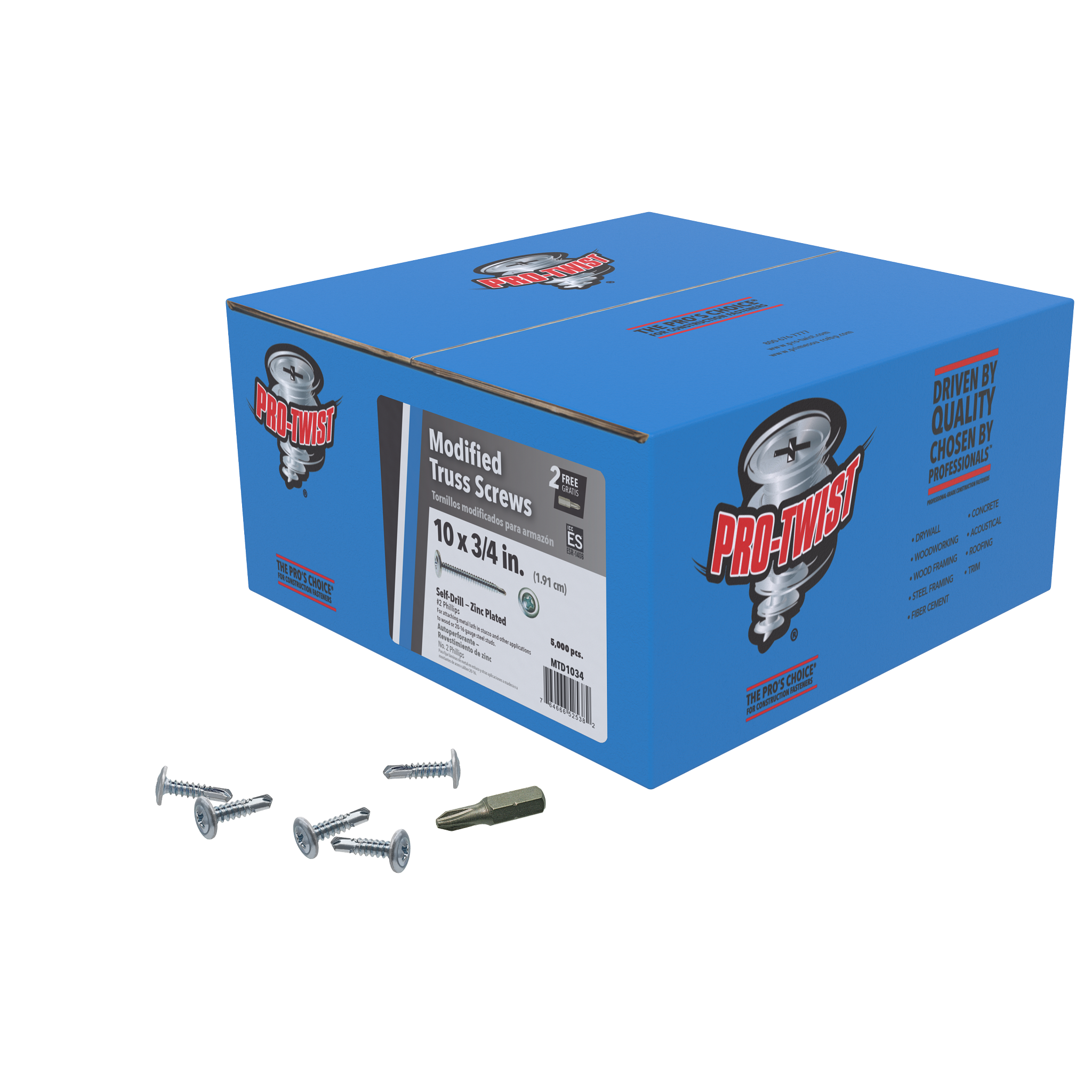 Modified Truss Screws: Self-Drilling & Tapping | Pro-Twist