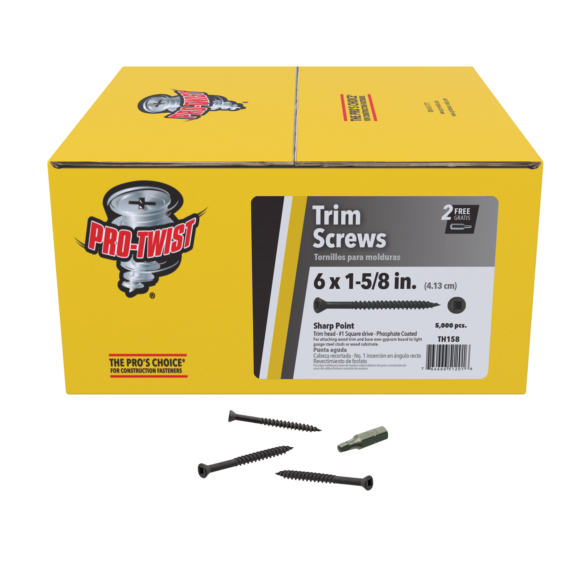 Trim Head Screws: Interior & Drywall Screws | Pro-Twist