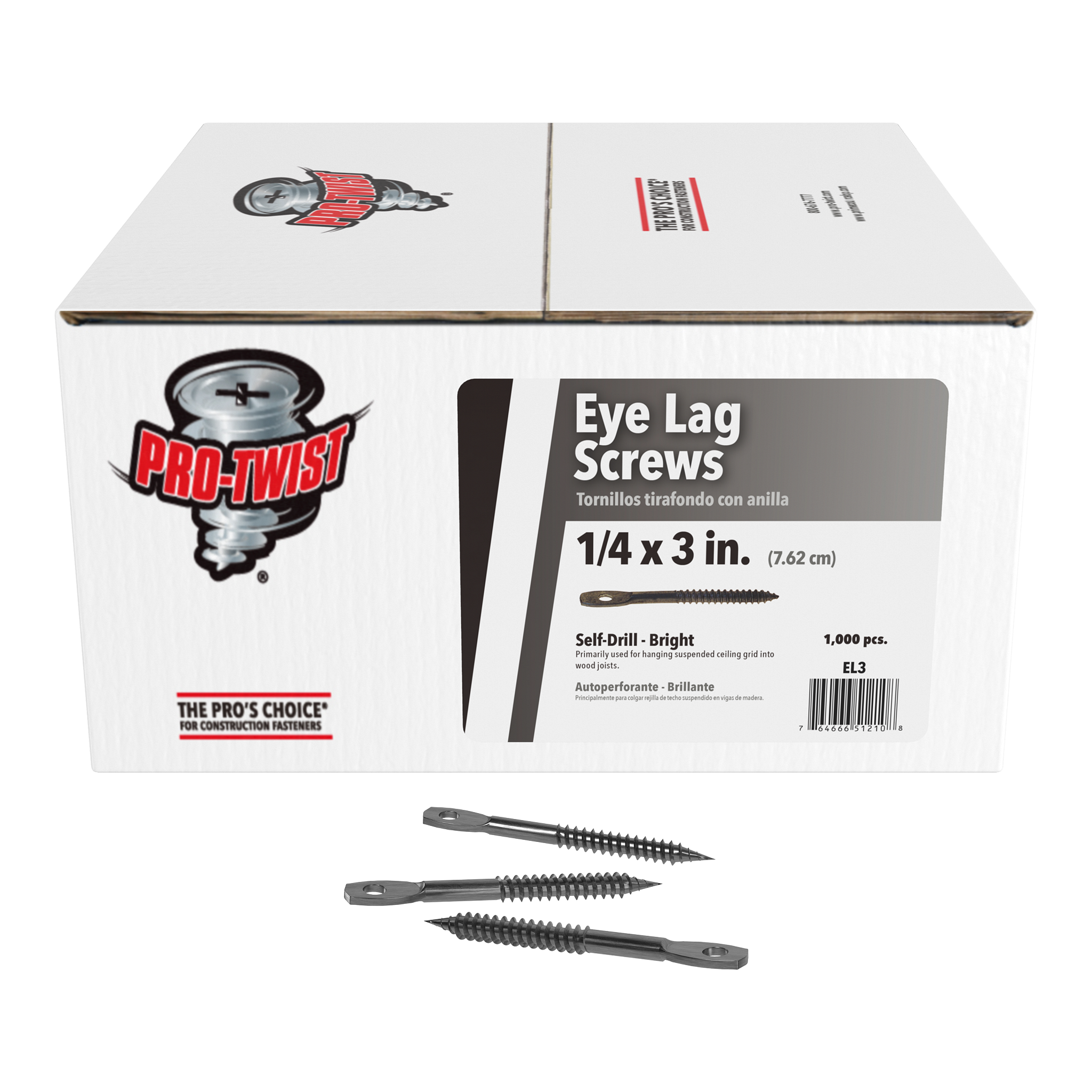 Eye Lag Screws - Pro Twist