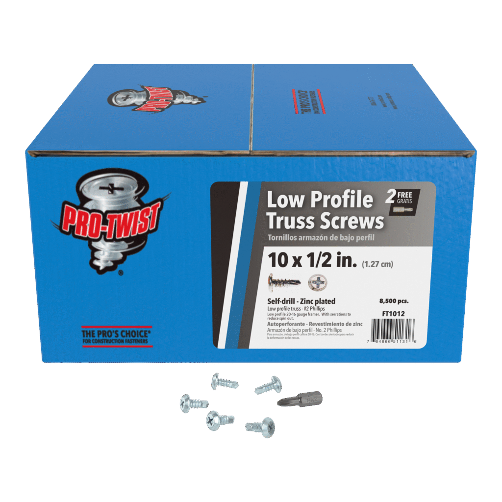 Low Profile Head Screws: Self Tapping & Drilling | Pro-Twist