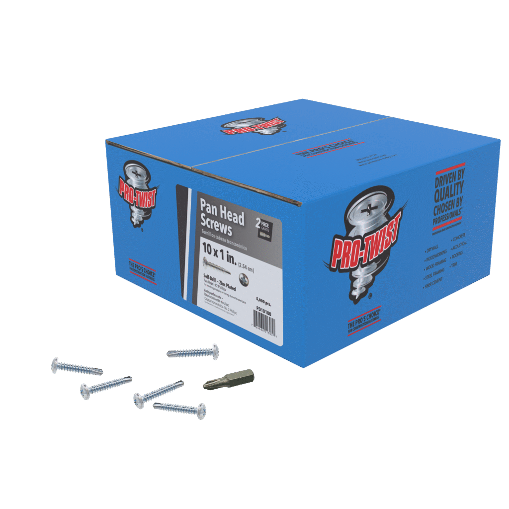 Phillips Pan Head Self Drilling Screws | Pro-Twist