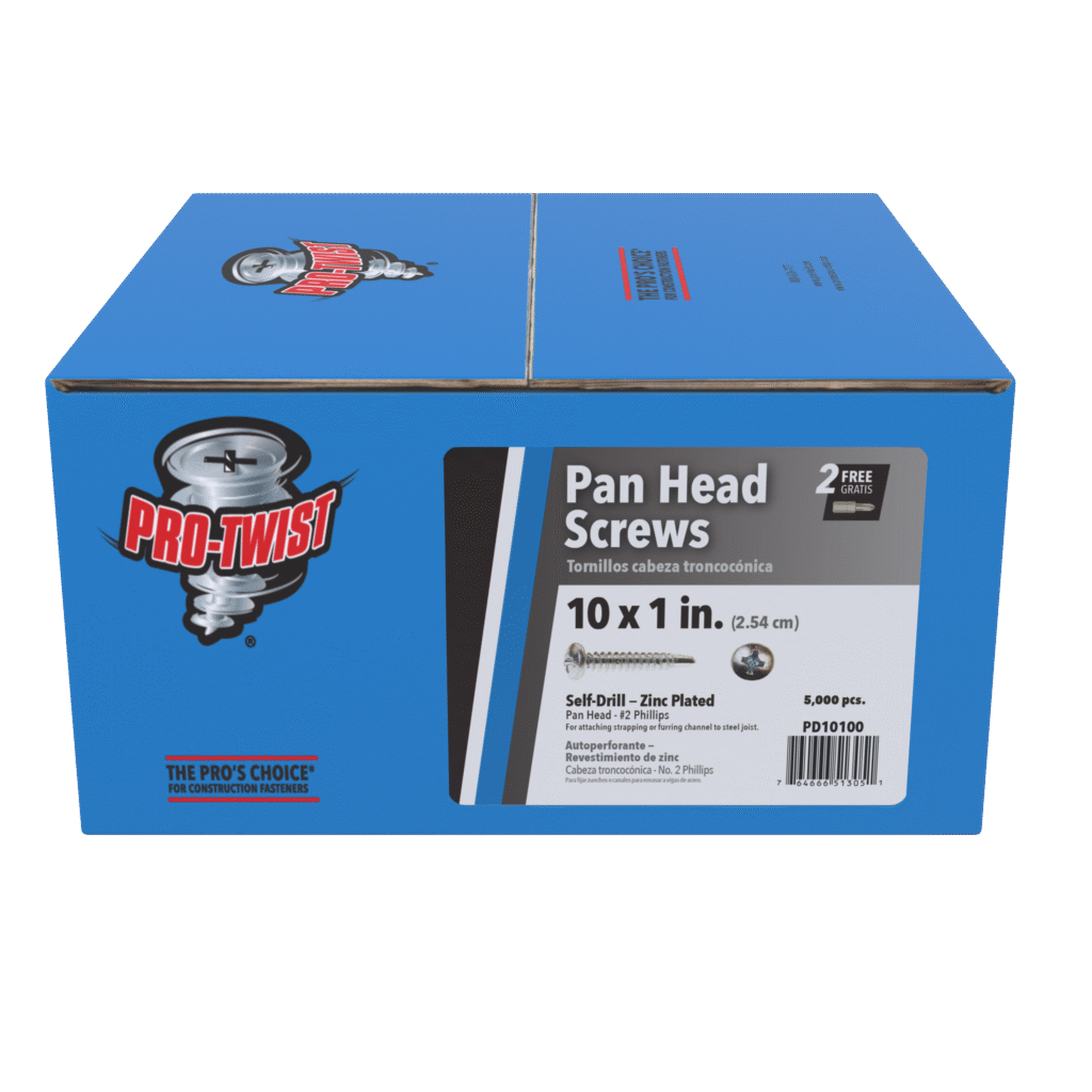Phillips Pan Head Self Drilling Screws | Pro-Twist
